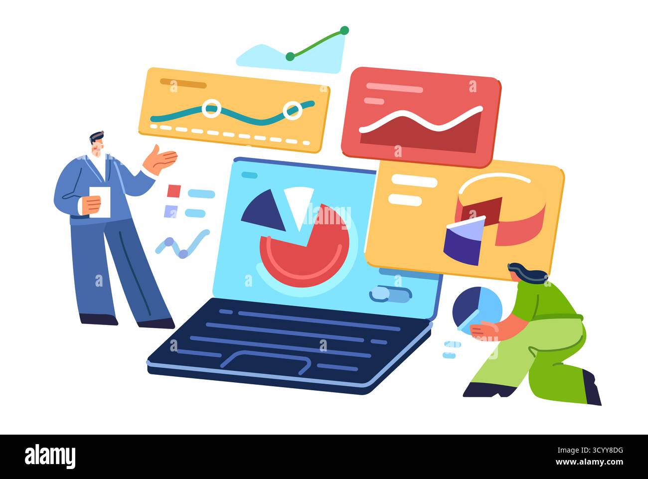 Chart creation Cut Out Stock Images & Pictures - Alamy