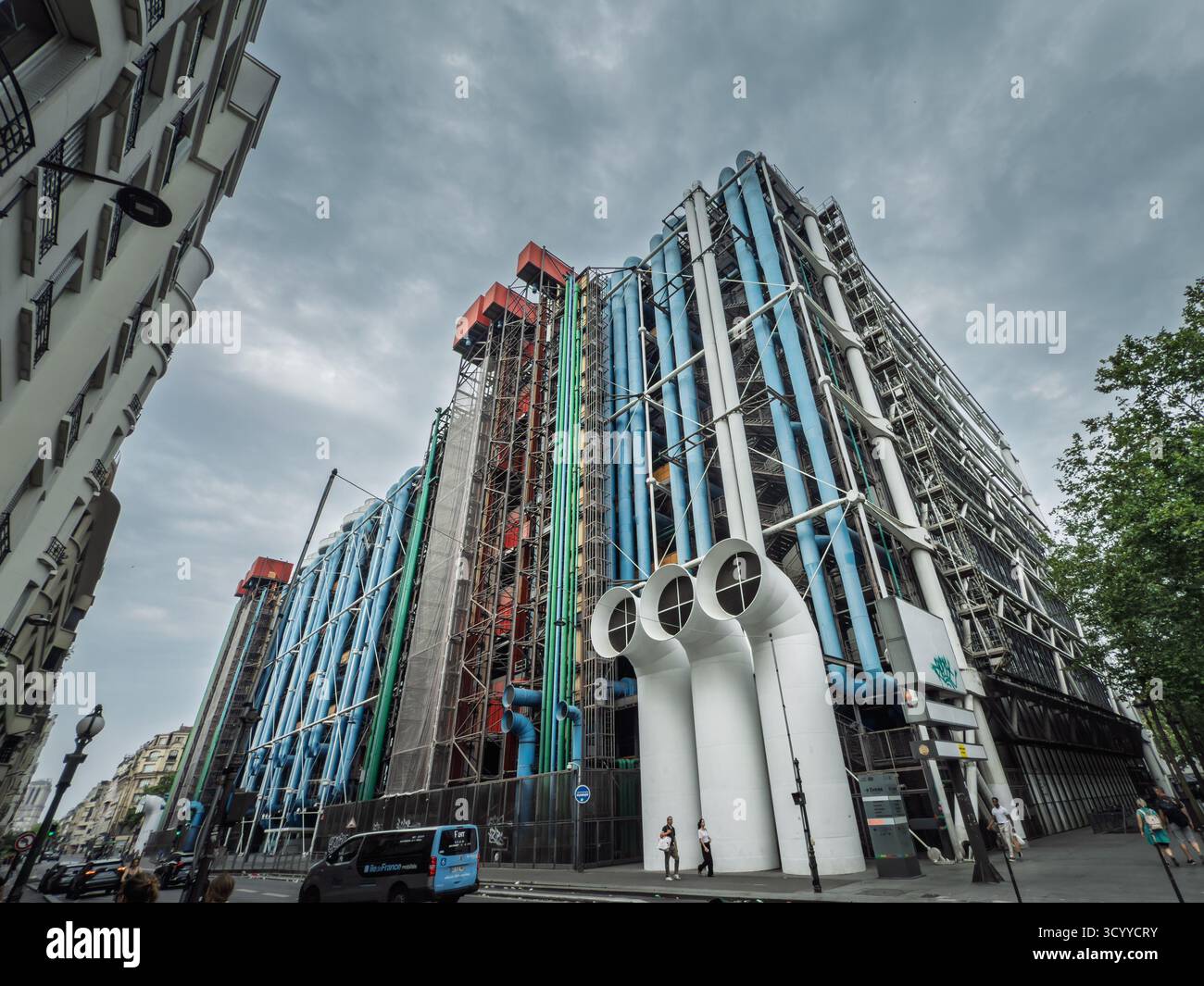 PARIS, FRANCE - JUNE 22, 2025: Centre Georges Pompidou in Paris ...