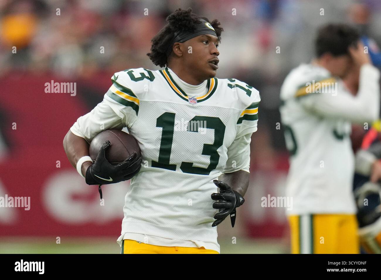 Green Bay Packers wide receiver Dontayvion Wicks (13) against the ...