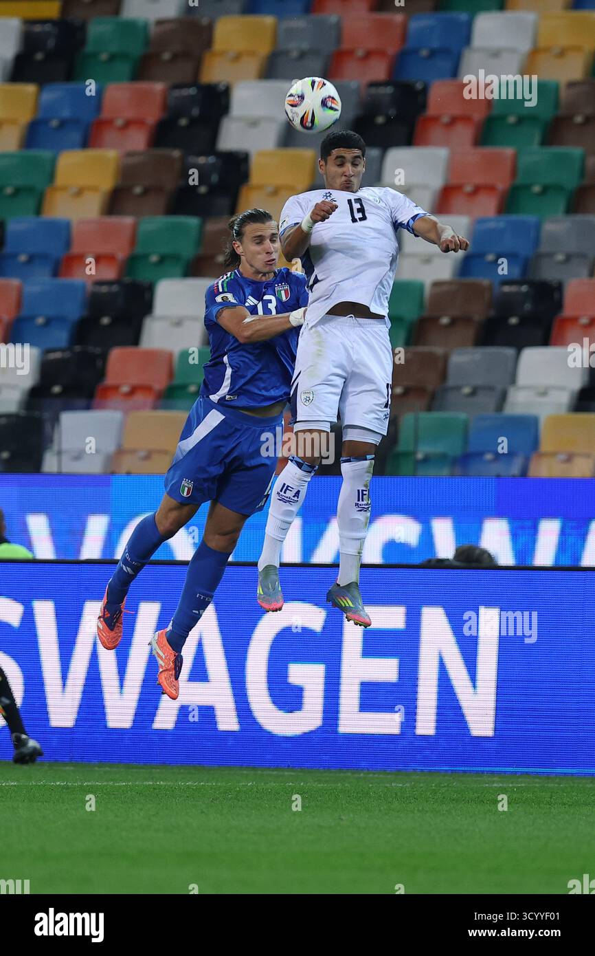 Anan Khalaili (Israel)Riccardo Calafiori (Italy) during the Fifa World ...