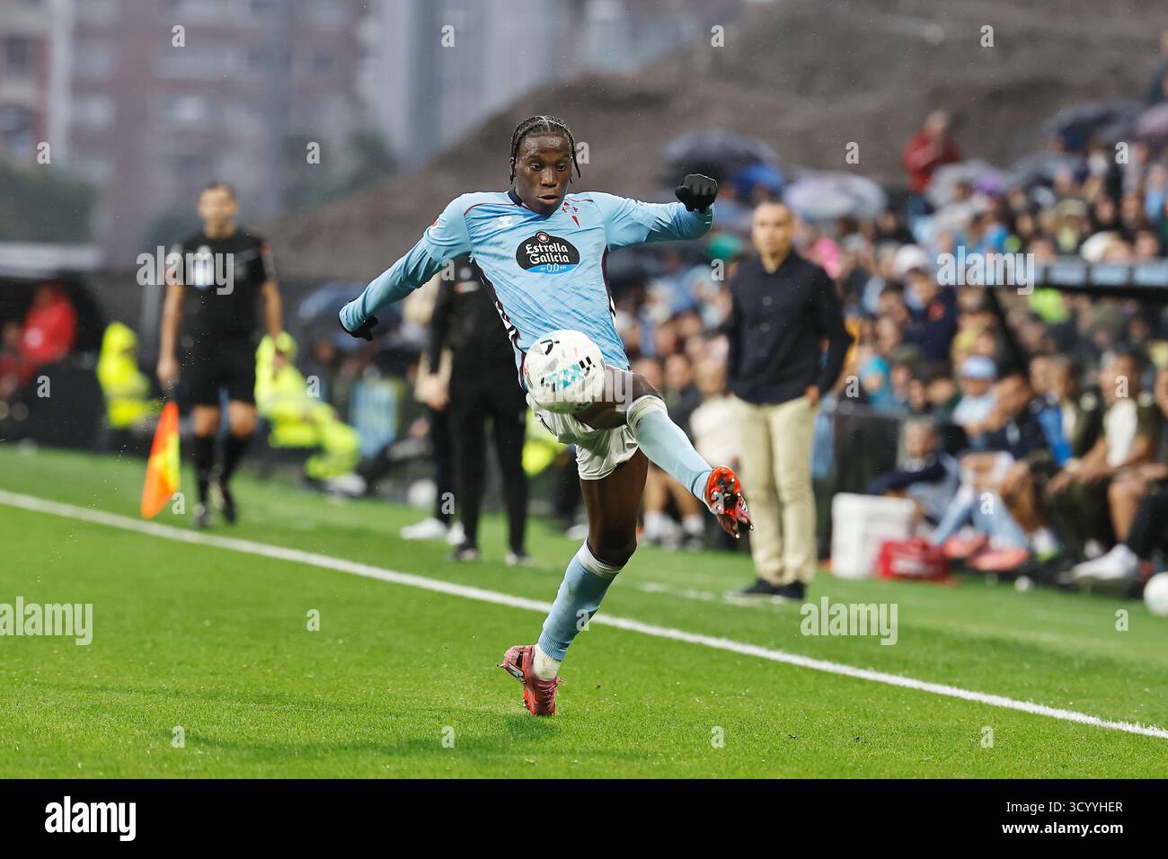 Vigo, Spain. 19th Oct, 2025. Ilaix Moriba (Celta) Football/Soccer ...