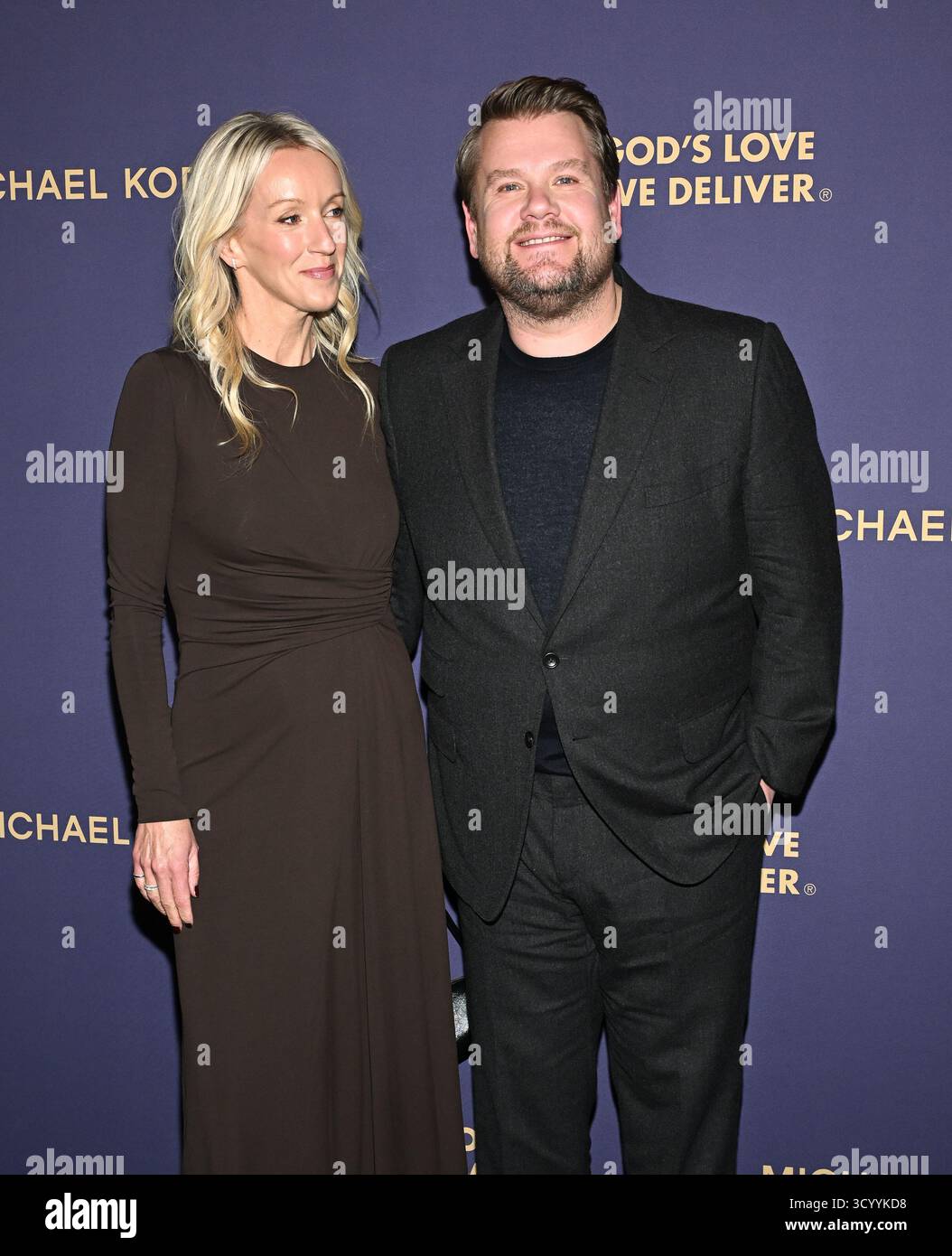 James Corden, right, and Julia Carey attend the God's Love We Deliver ...