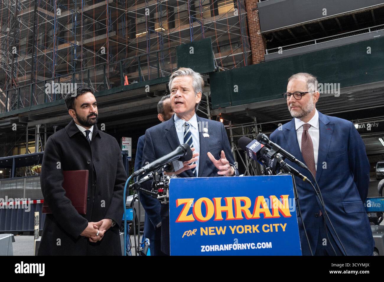 Bronx, New York, USA. 20th Oct, 2025. Senator Brad Hoylman-Sigal speaks ...