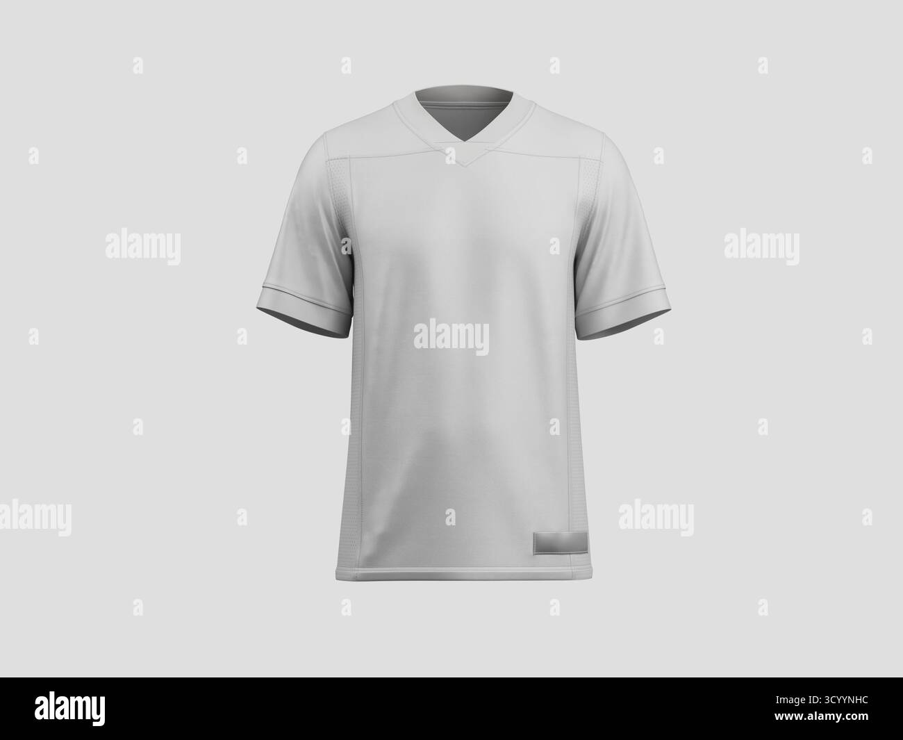 Football Jersey Mockup Front View Display Stock Photo - Alamy