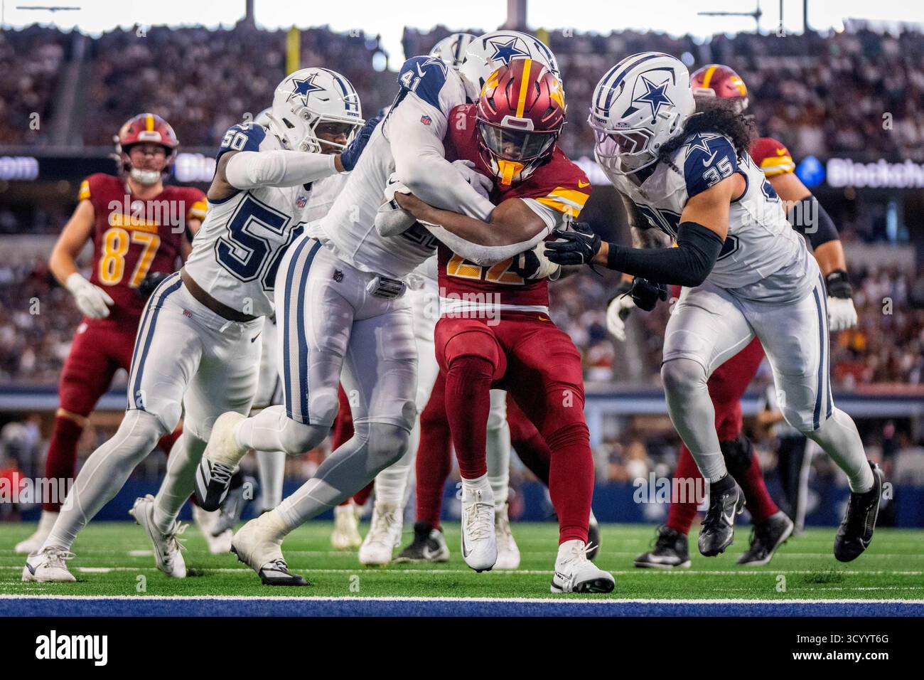 Dallas Cowboys defensive end Donovan Ezeiruaku (41) and linebacker ...