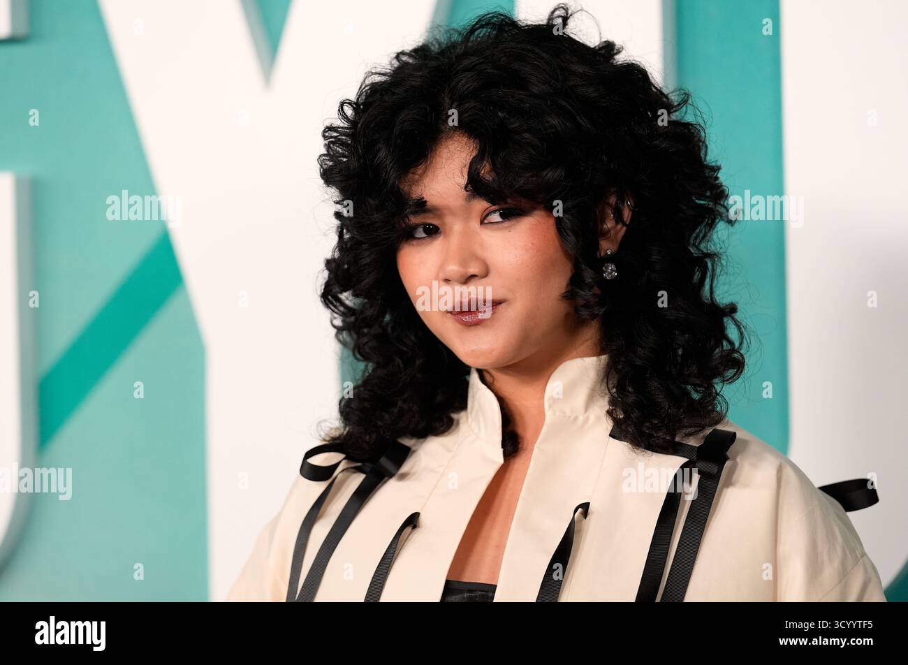 Sam Morelos arrives at the premiere of "Regretting You" on Monday, Oct ...