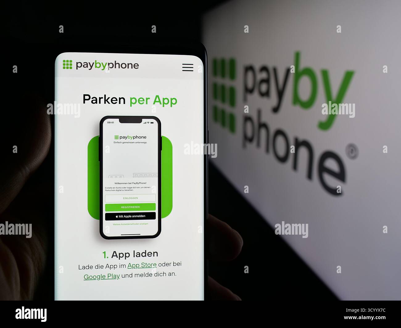 Paybyphone logo hi-res stock photography and images - Alamy