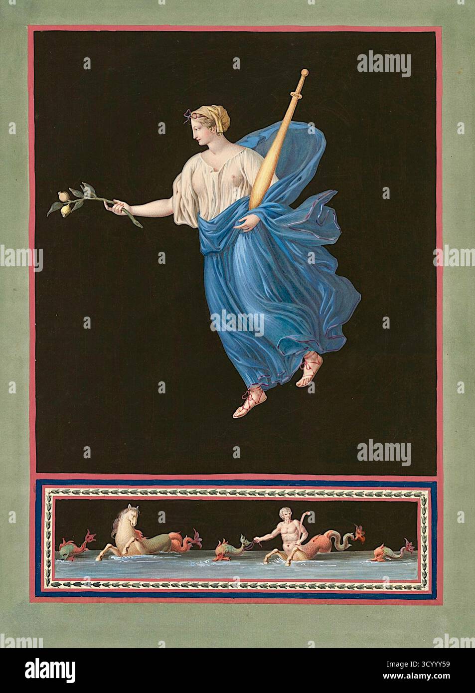 Michelangelo Maestri - Allegory of Summer; Allegory of a Dancing Maenad ...