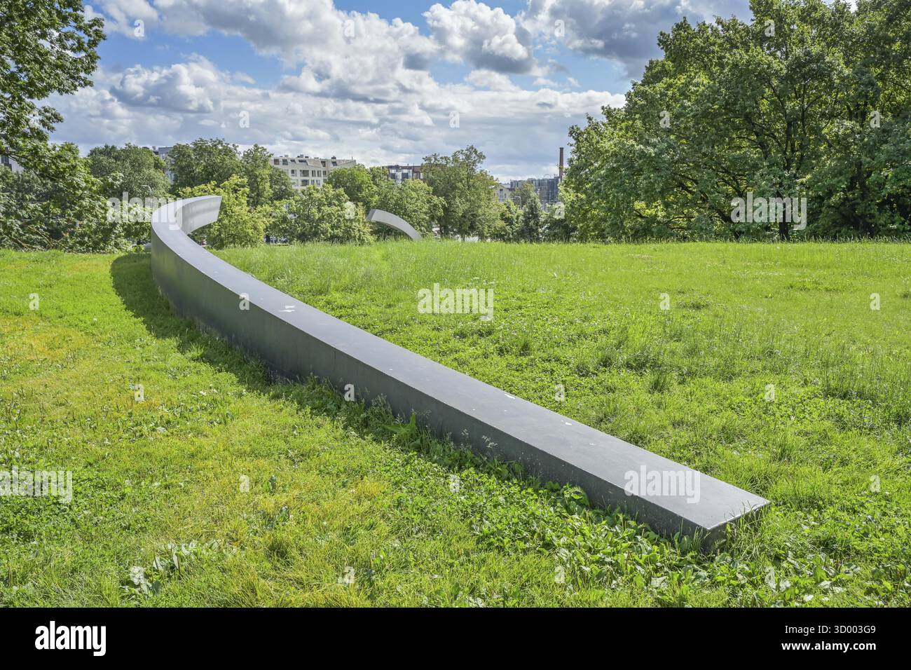 The Broken Line Monument, memorial in memory of the Estonia disaster ...
