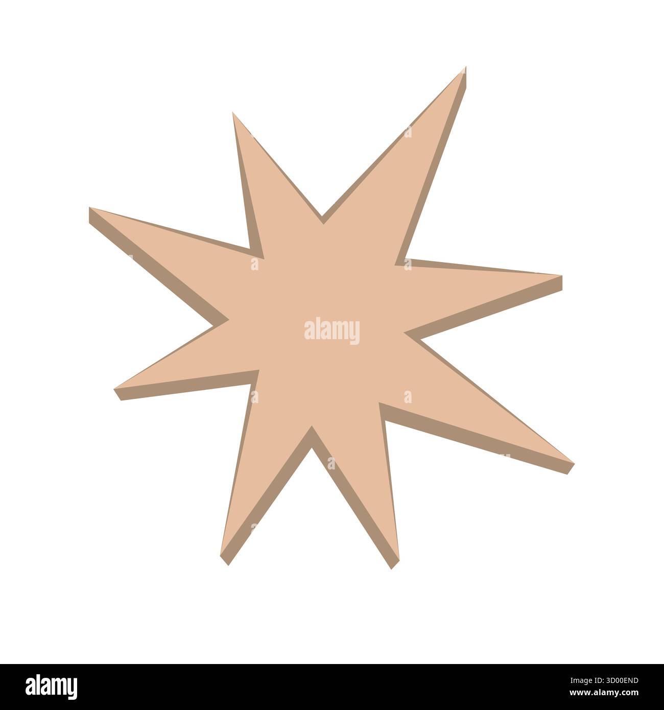 Christmas decoration cardboard diy Stock Vector Images - Alamy