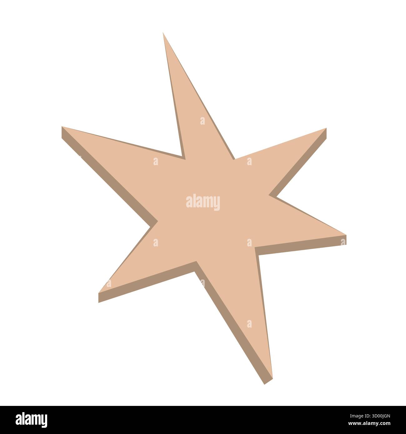 Christmas decoration cardboard diy Stock Vector Images - Alamy