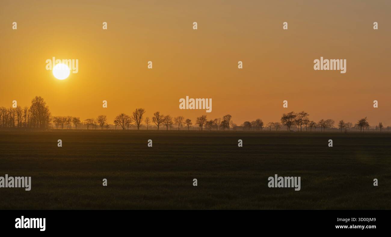 Intense sunset caused by Sahara dust over northern Germany Intense ...