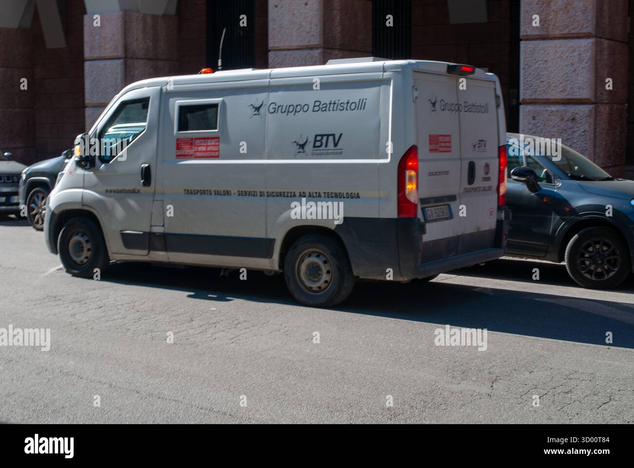 Cremona, Italy -October 2nd 2025 Armored security van belonging to ...