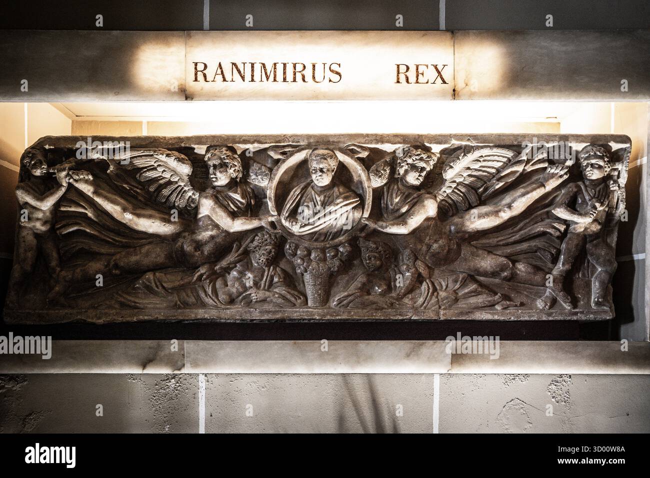 Tomb of Ramiro II, monk and king, Chapel of Saint Bartholomew, Royal ...