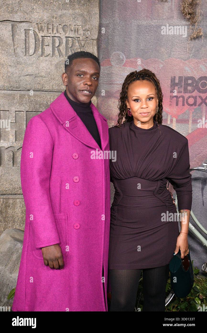 Burbank, California, USA 20th October 2025 Actor Chris Chalk and K.D ...