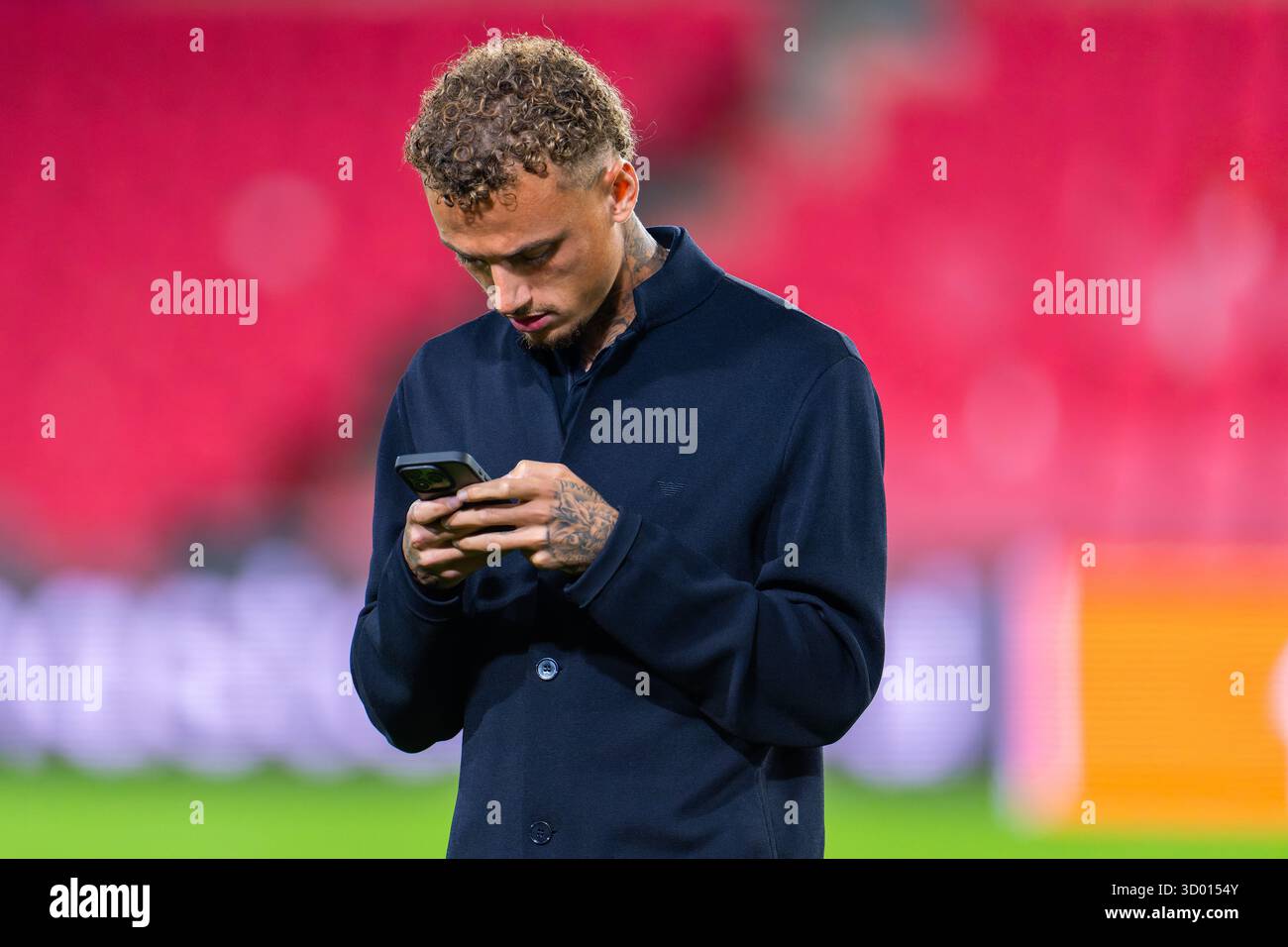 EINDHOVEN, NETHERLANDS - OCTOBER 20: Noa Lang of SSC Napoli during a ...