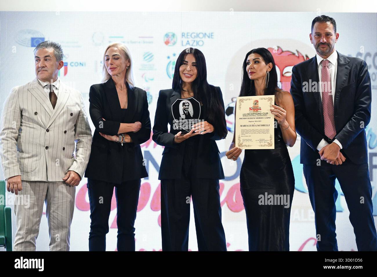 Maria Luisa Jacobelli during the award ceremony of the Manlio Scopigno ...