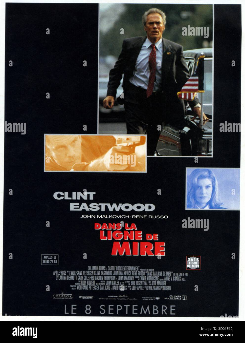 In the Line of Fire Year : 1993 USA Directed by: Wolfgang Petersen ...