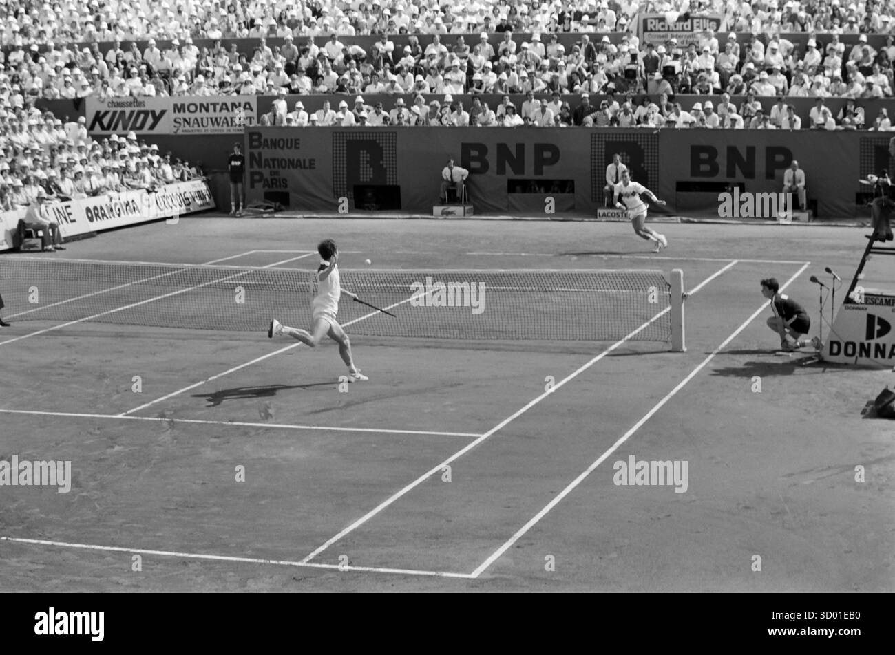 1984 french open final hi-res stock photography and images - Alamy