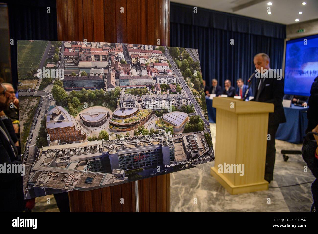 Milano, Italy. 21st Oct, 2025. Sottoscrizione del contratto d'appalto ...