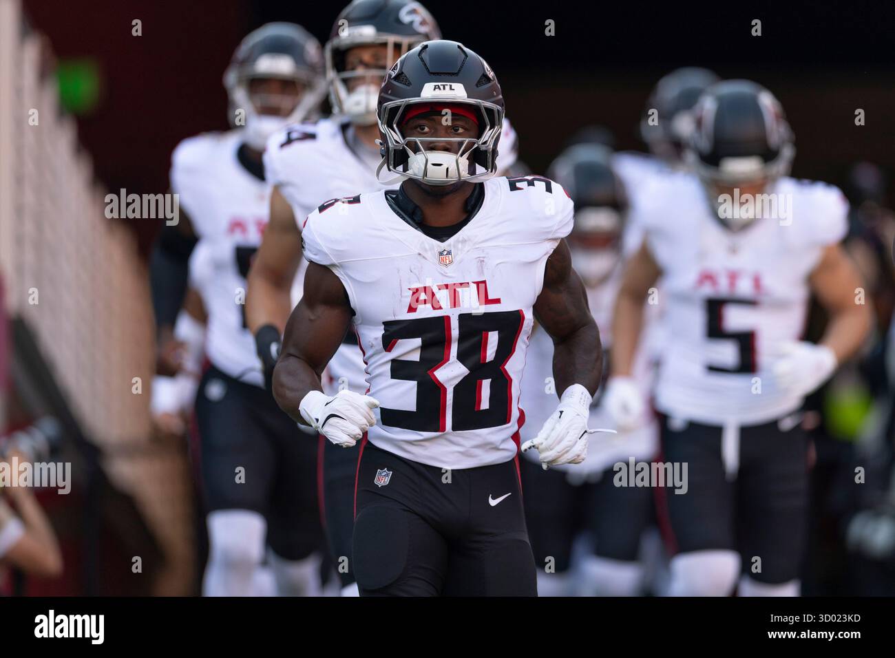 Oct 19, 2025; Santa Clara, California, USA; Atlanta Falcons running ...