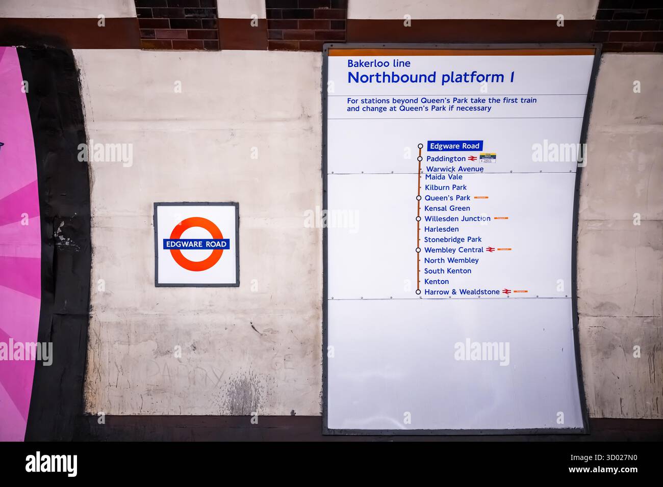 Edgware Road, Underground Station, London Stock Photo - Alamy