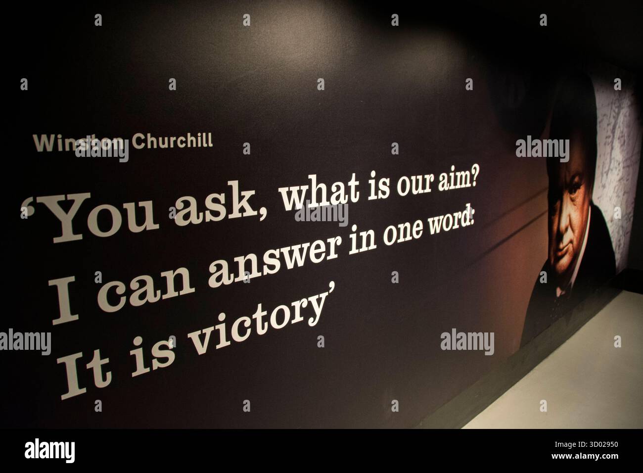 famous speech of prime minister Winston Churchill in 1940 Stock Photo ...