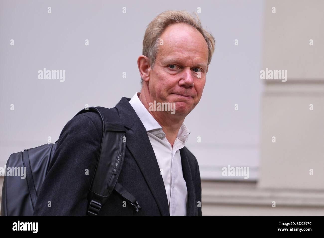 Matthew Rycroft arrives at the COVID Inquiry at Dorland House in London ...