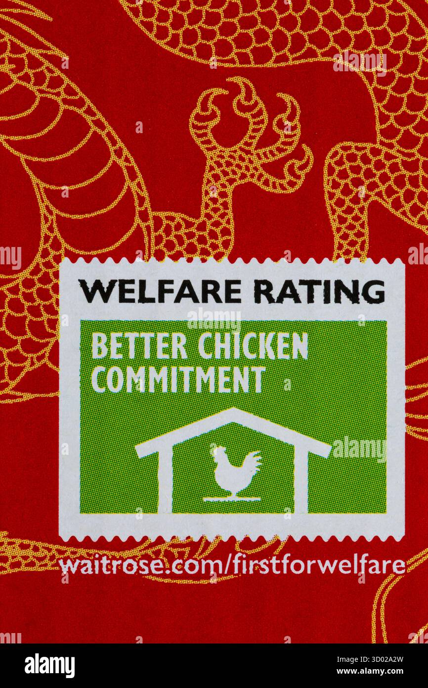 welfare rating better chicken commitment symbol on Chinese Takeaway ...
