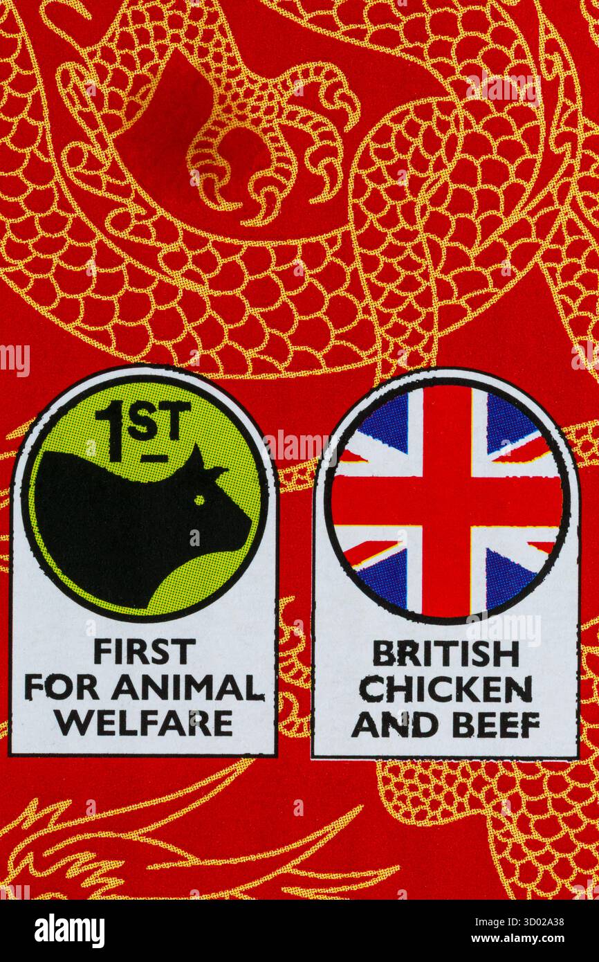 1st first for animal welfare and British Chicken and Beef symbols on ...
