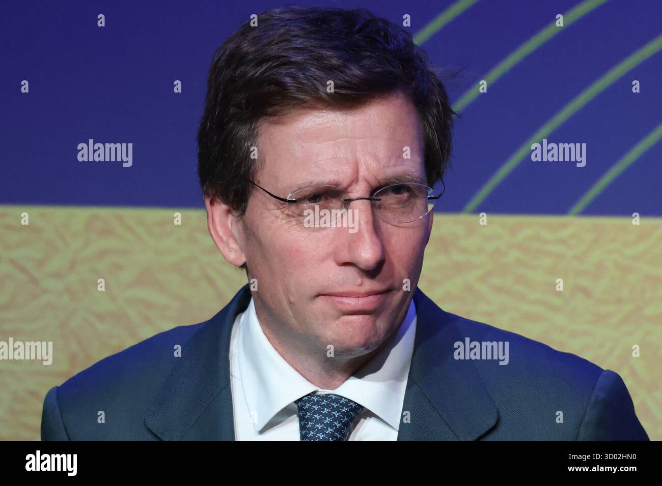 José Luis Martínez-Almeida during the awards ceremony, on October 21 ...