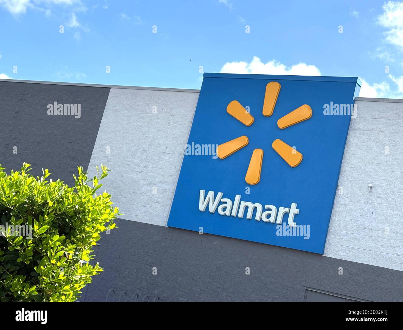 Logo Außenwerbung Walmart *** Logo outdoor advertising Walmart ...