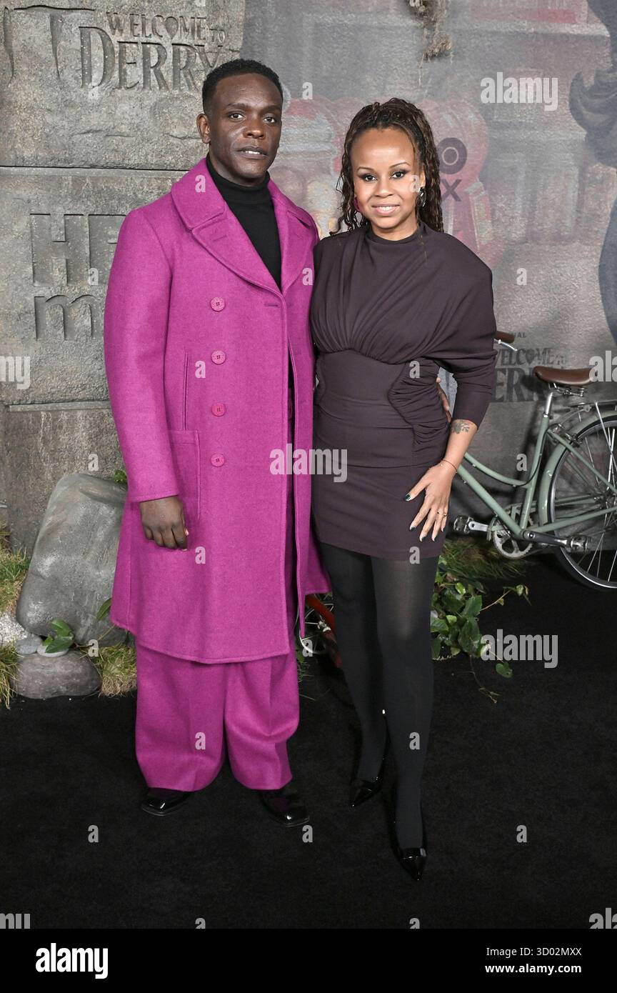 Chris Chalk und K.D. Chalk bei der Premiere der HBO-Serie It: Welcome ...