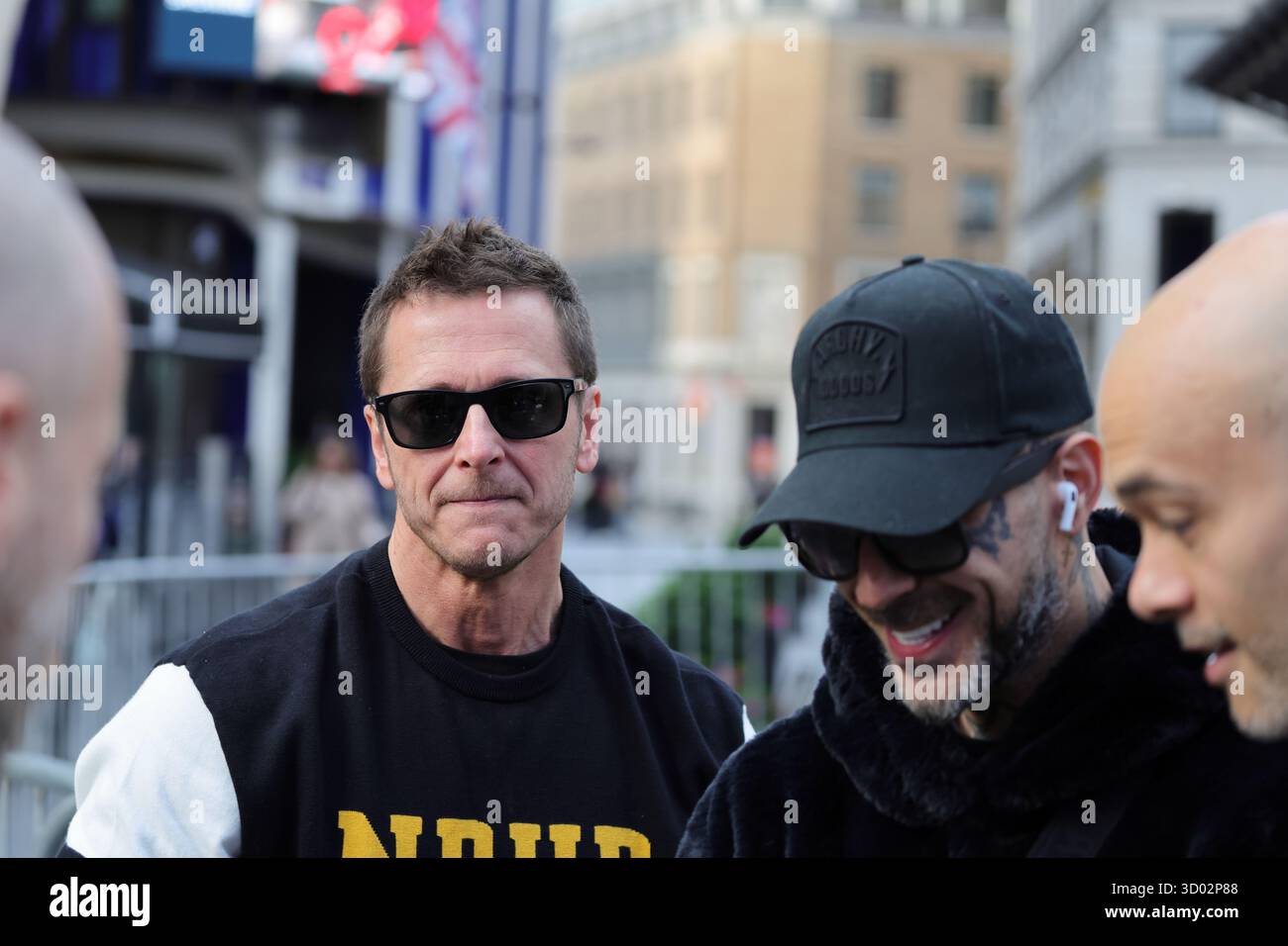 London, United Kingdom. 21st Oct, 2025. Boy Band Five at Global Radio ...