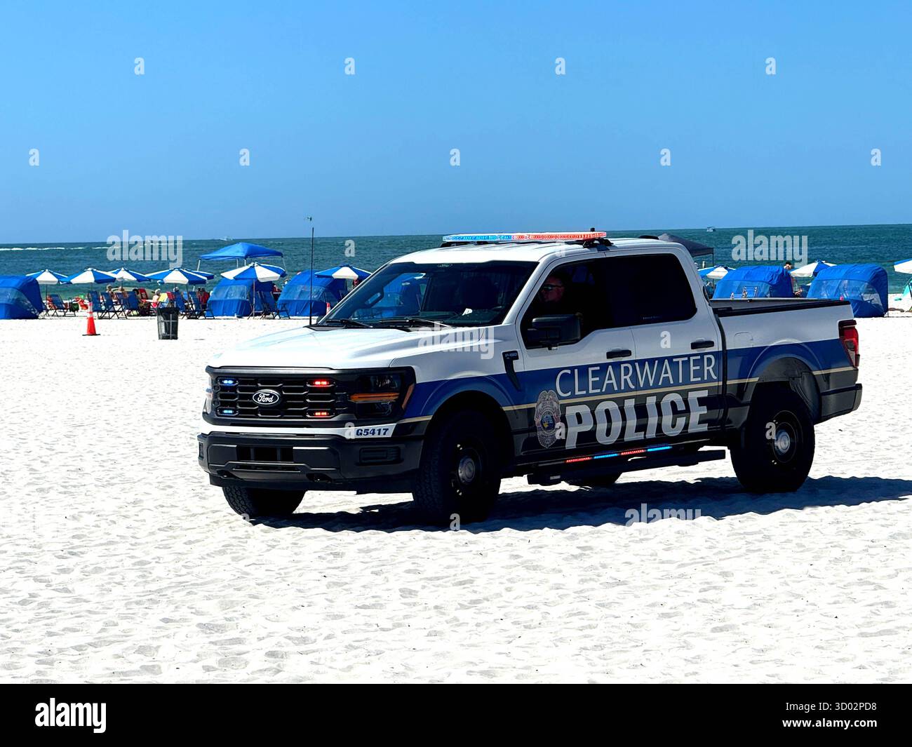 Clearwater Police Streife am Clearwater Beach *** Clearwater Police ...