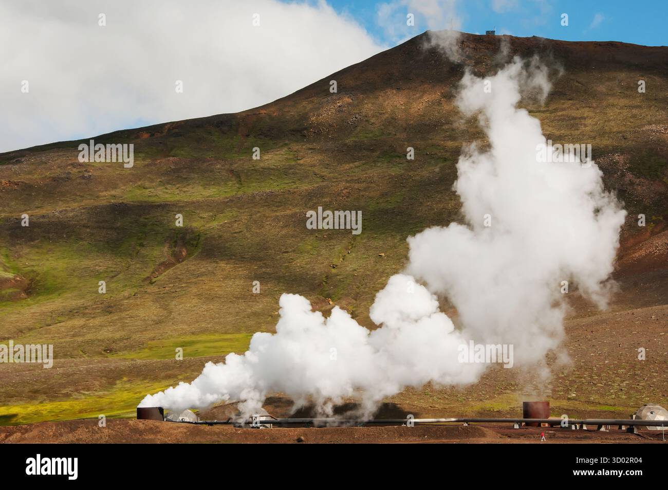 Geothermal power station in Iceland, the Land of Ice Stock Photo - Alamy