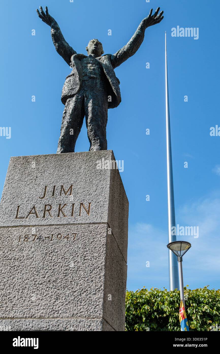 Jim Larkin Statue, O’Connell Street Upper, Dublin, County Dublin ...