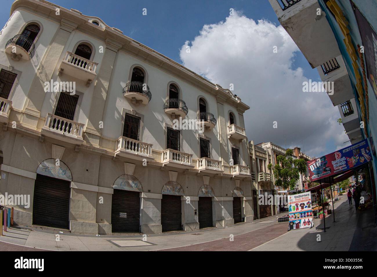 Maracaibo,Venezuela.09-09-2025.The historic center It was the ...