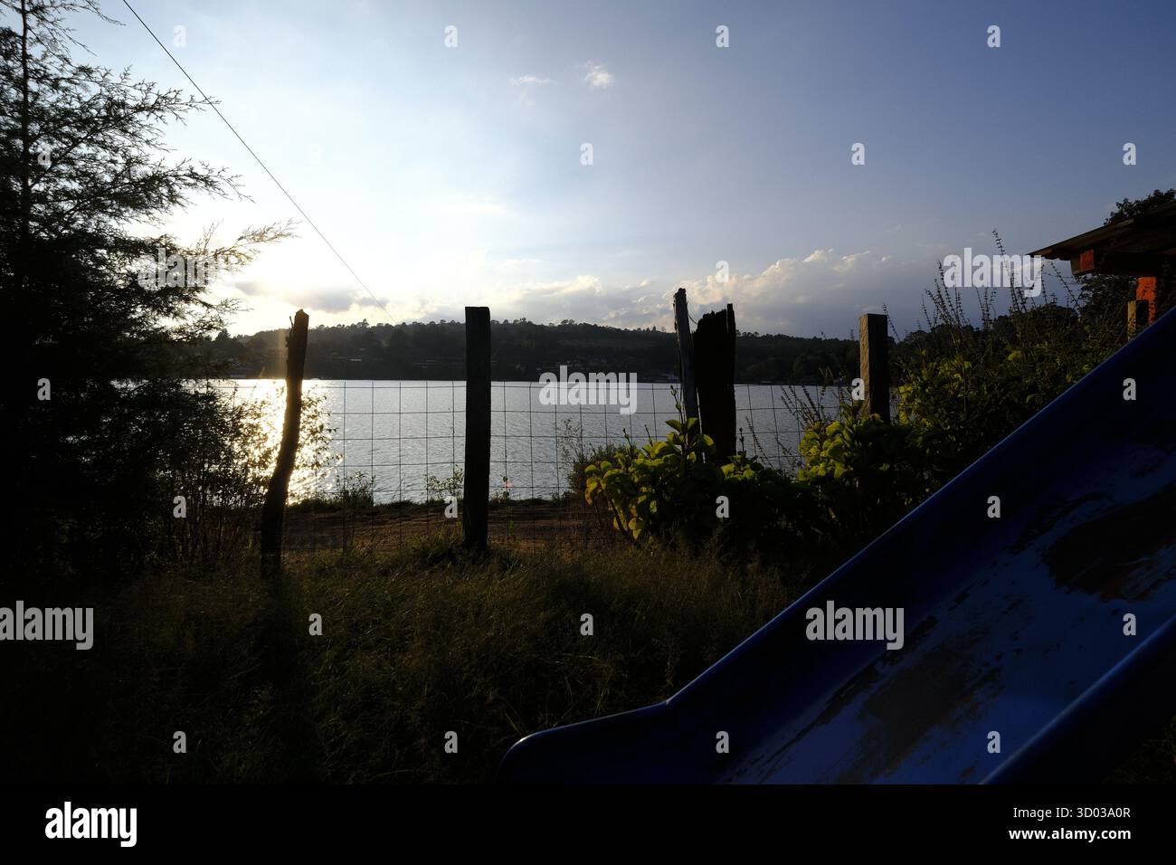 Childhood memories (outdoors), behind a lake Stock Photo - Alamy
