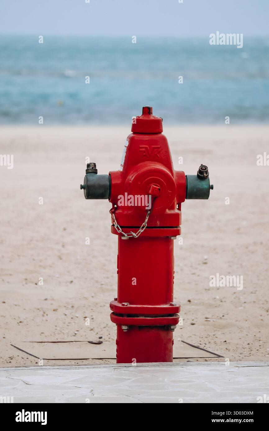 Fire hydrant in Qatar, on the beach Stock Photo - Alamy