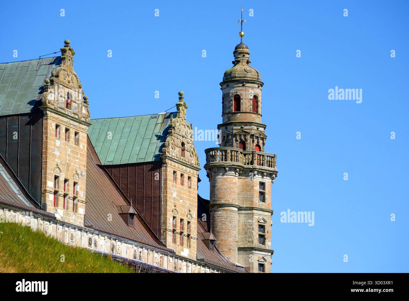 Kromborg castle know as hamlet shakespeare legend fortress, Denmark ...