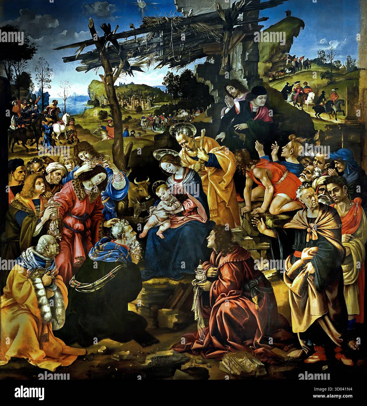 The Adoration of the Magi is a painting by the Italian Renaissance ...