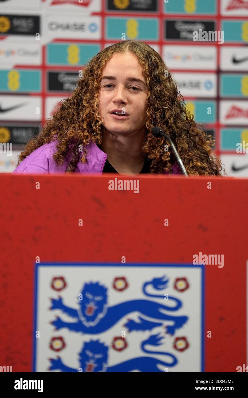 England's Lucia Kendall during the media day at St. George's Park ...