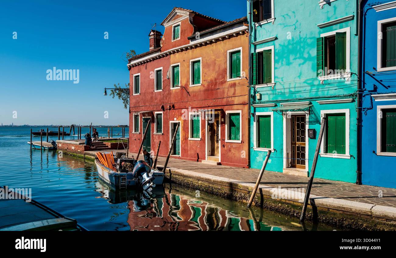 ITALY: travel image Venice, Italy, October 2025 The colourful island of ...