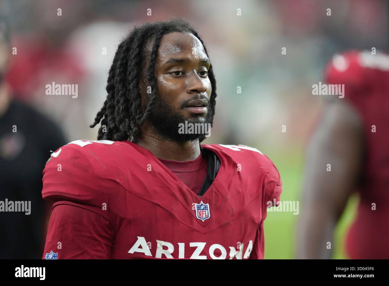 Arizona Cardinals running back Michael Carter walks off the field after ...