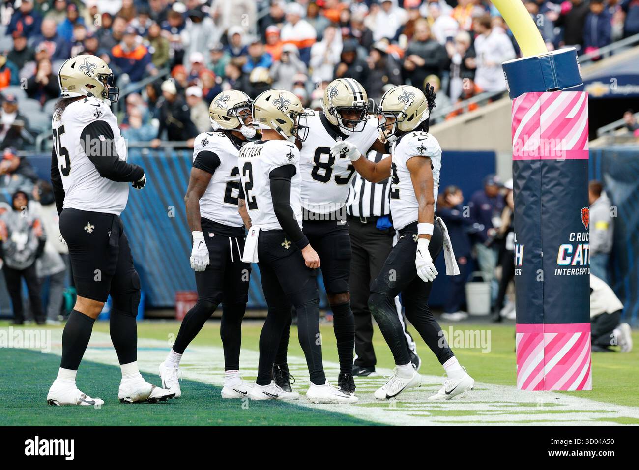 New Orleans Saints wide receiver Chris Olave (12) celebrates with ...