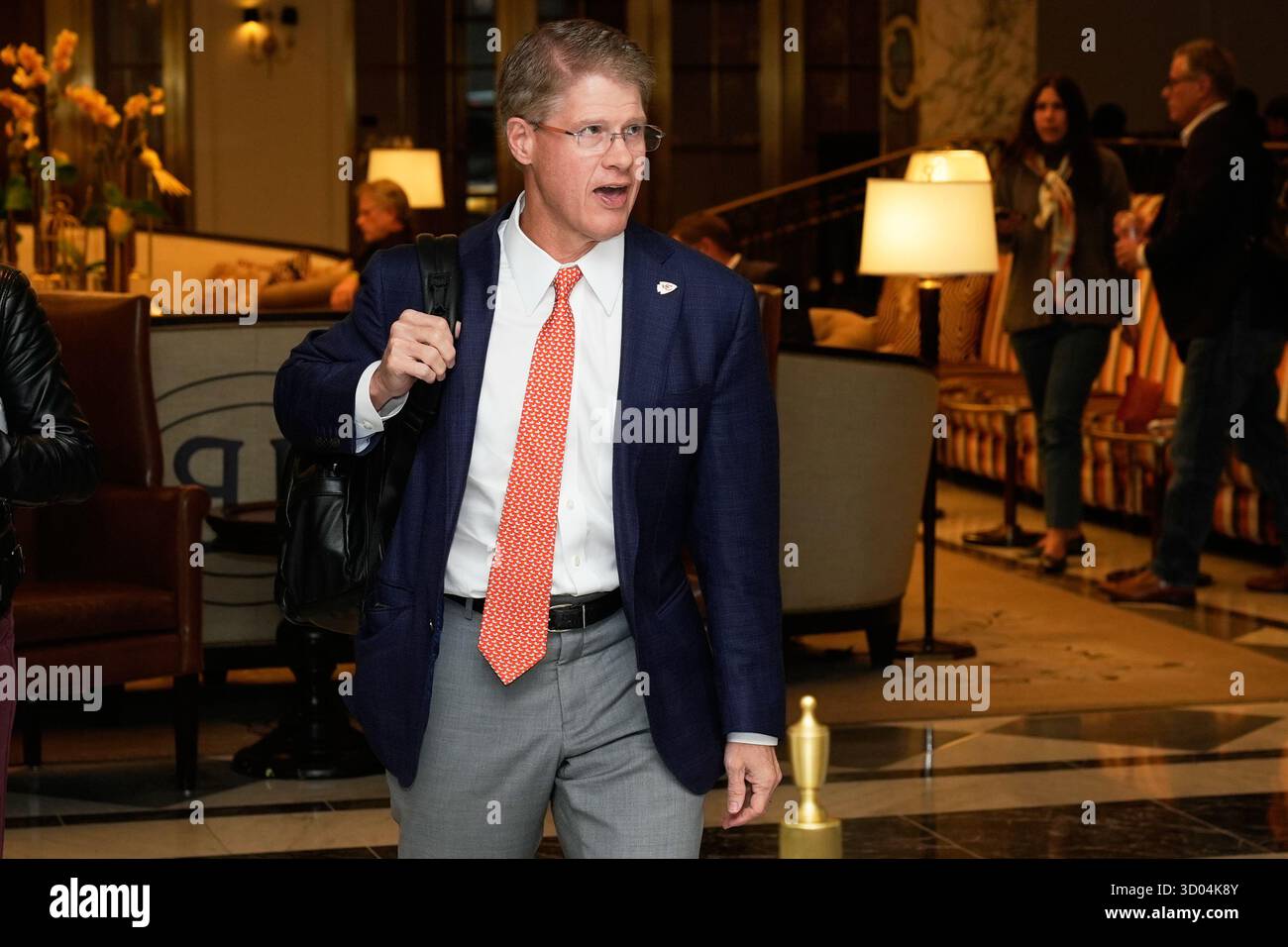 Kansas City Chiefs owner Clark Hunt arrives for NFL owners meetings in ...