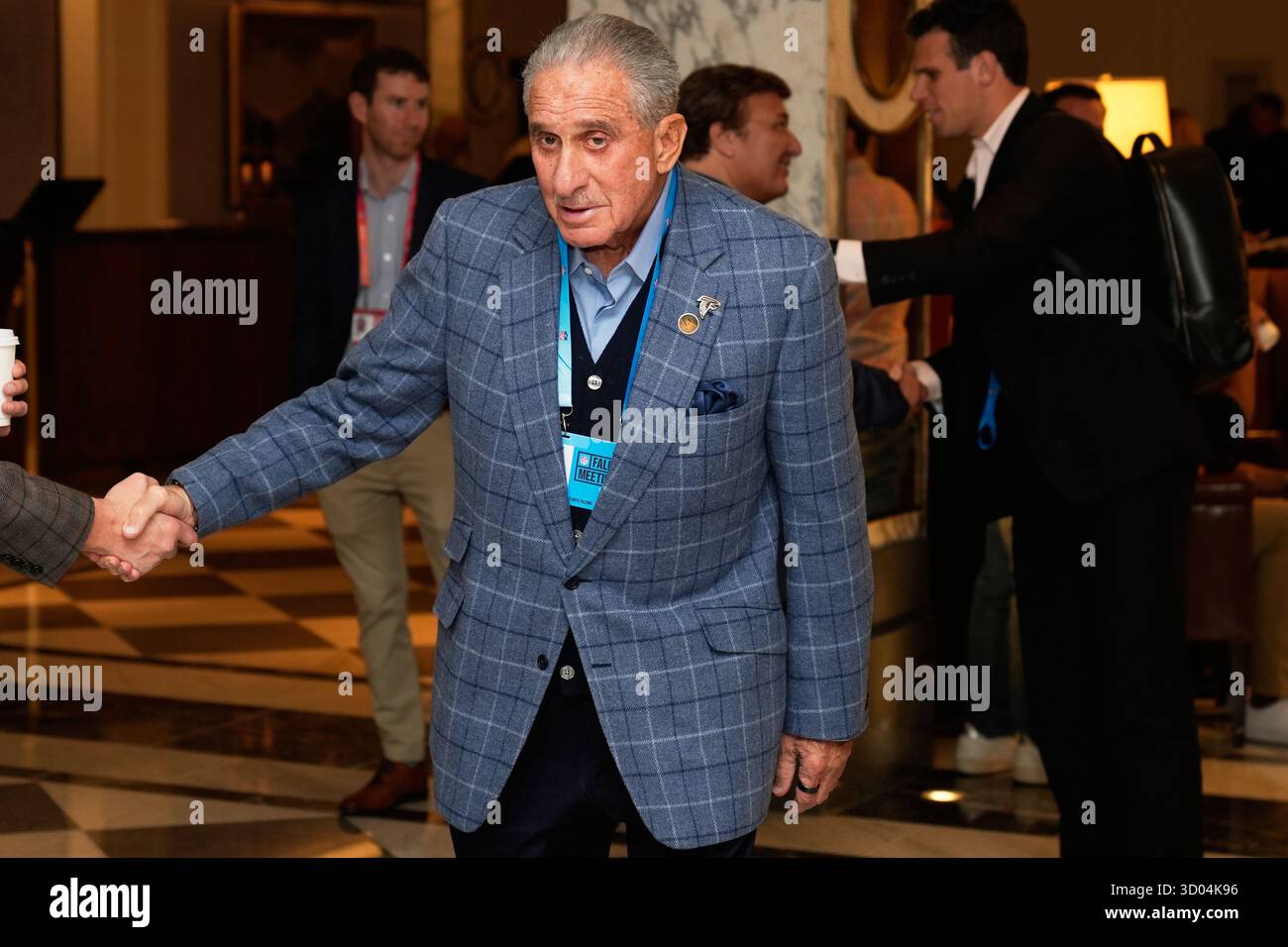 Atlanta Falcons owner Arthur Blank arrives for NFL owners meetings in ...