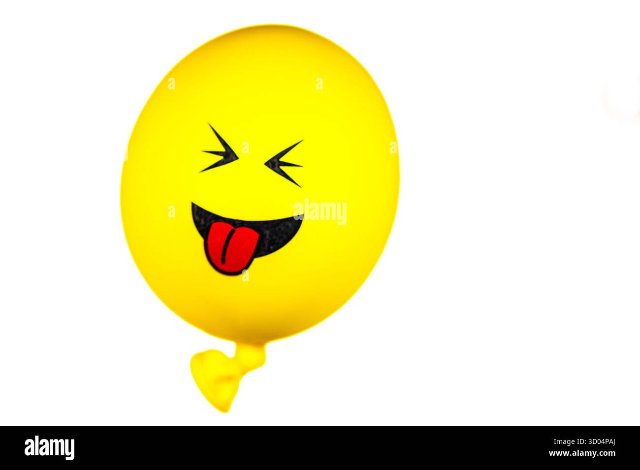 yellow smiley balloon Stock Photo - Alamy