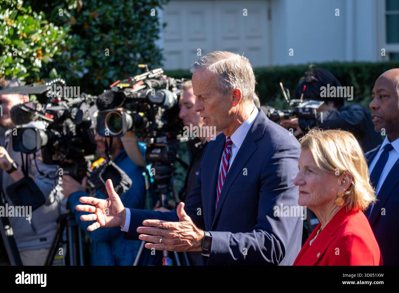 Washington, Dc, USA. 21st Oct, 2025. U.S. Senate Majority Leader John ...